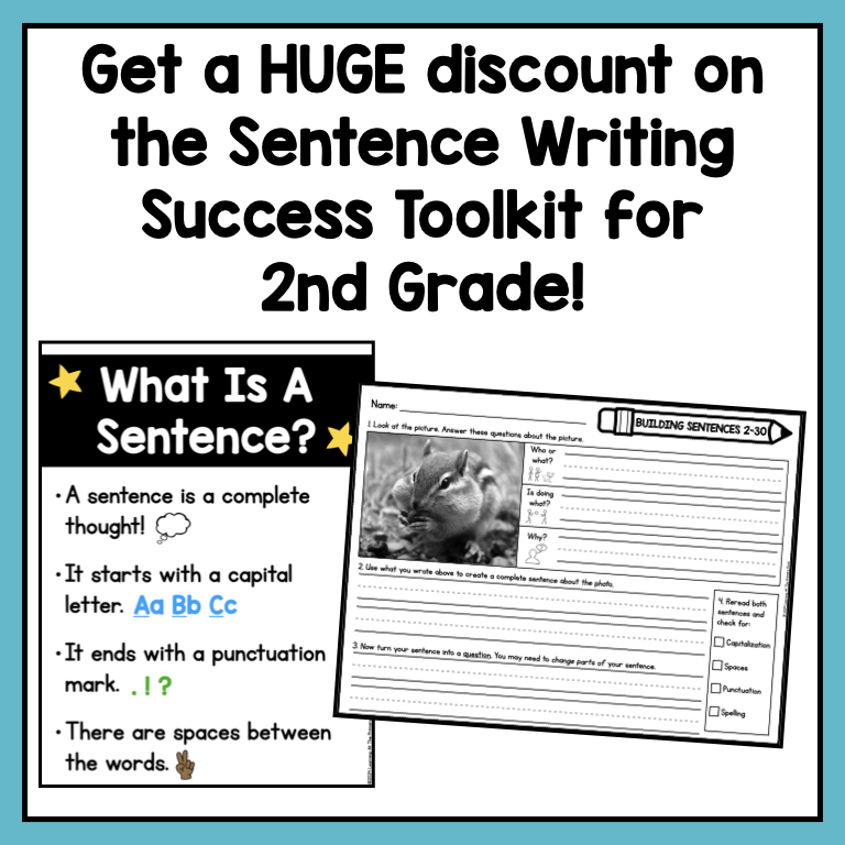 Sentence Writing Success Toolkit for 2nd Grade – learning-at-the ...