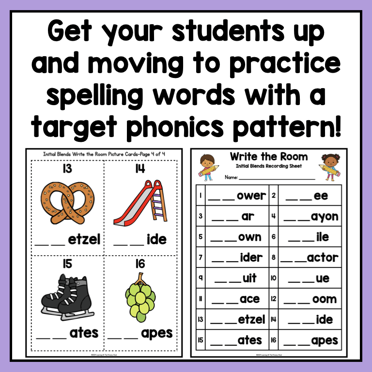 Write the Room BUNDLE | Phonics-Based Encoding Practice for K-2 ...