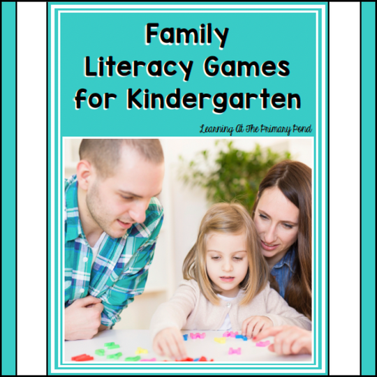 Family Literacy Games {Take-Home Reading Activities for Kindergarten ...