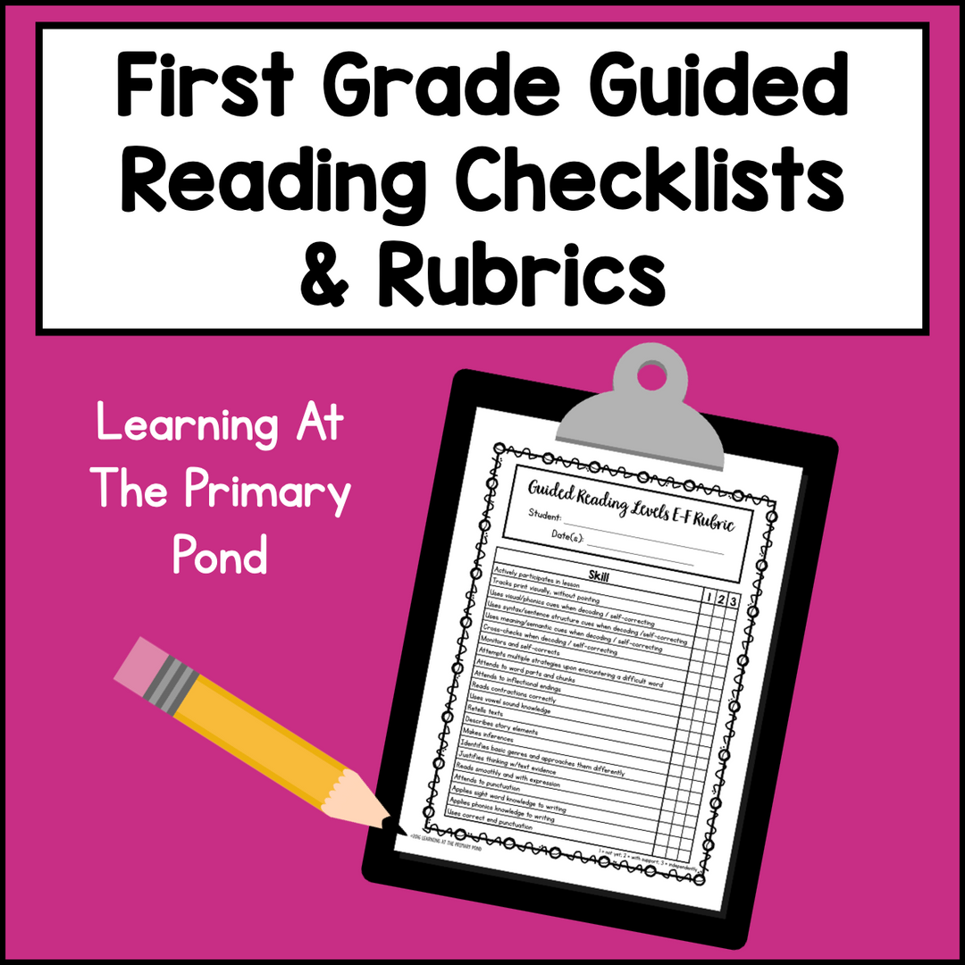 First Grade Reading – Learning at the Primary Pond