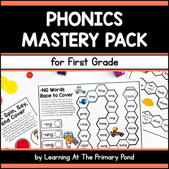 First Grade Phonics Mastery Pack – Learning at the Primary Pond