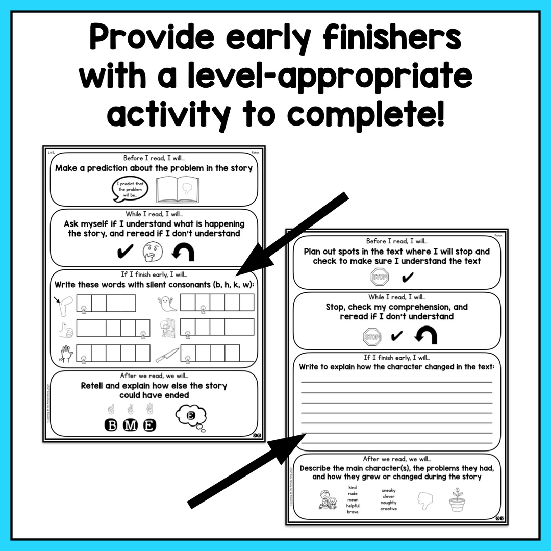 Interactive Guided Reading Mats for 1st Grade and 2nd Grade – Learning ...
