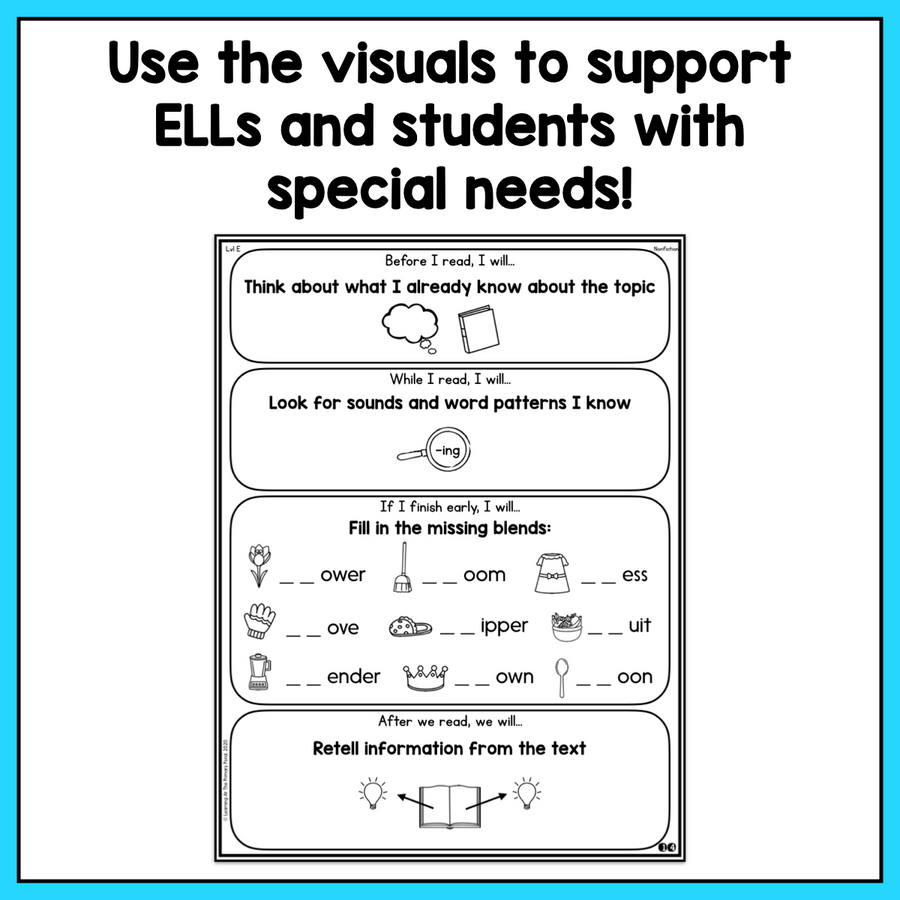 Interactive Guided Reading Mats for 1st Grade and 2nd Grade – Learning ...
