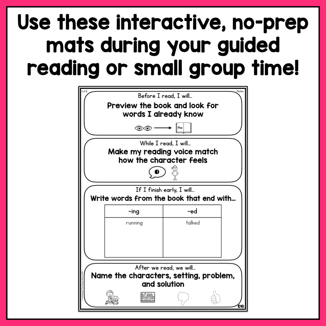 Kindergarten Reading – Learning at the Primary Pond
