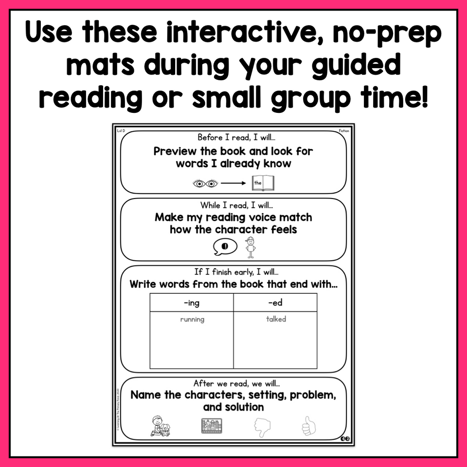 Kindergarten Reading – Learning at the Primary Pond
