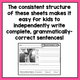 Sentence Writing Practice Sheets for Kindergarten | Structured Writing ...