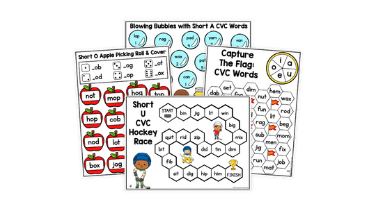 The CVC Word Success Bundle – Learning at the Primary Pond