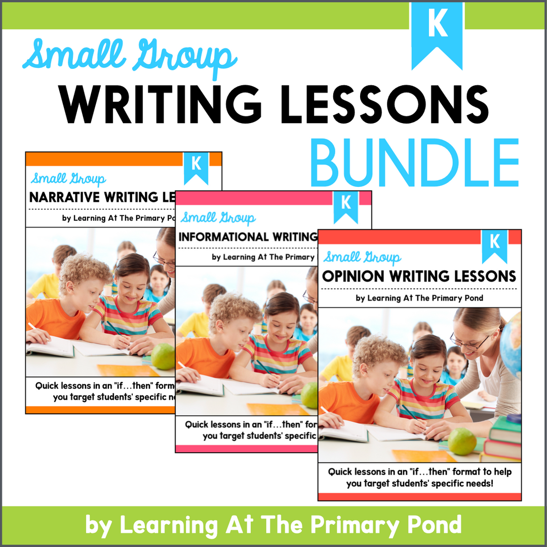 Kindergarten Writing – Learning at the Primary Pond