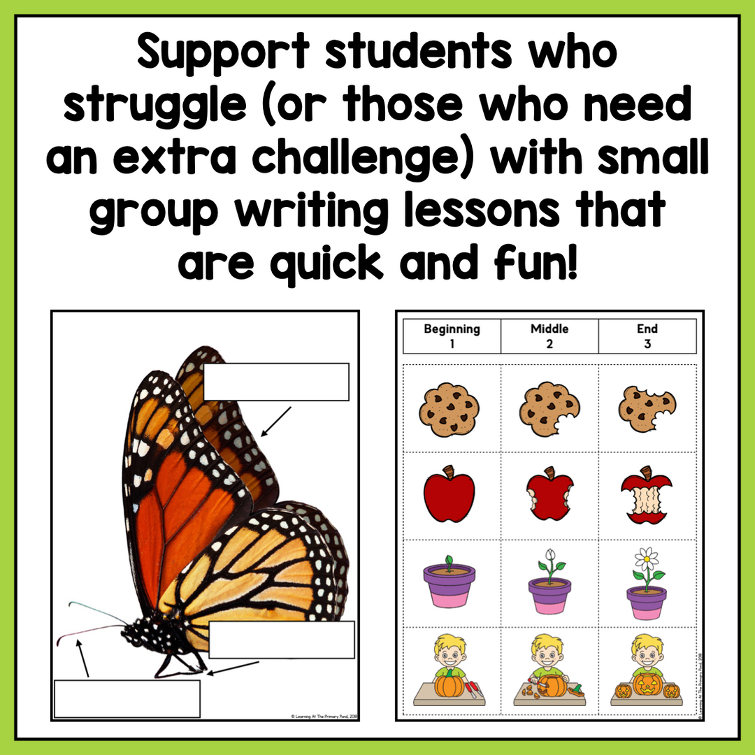 Kindergarten Writing – Learning at the Primary Pond