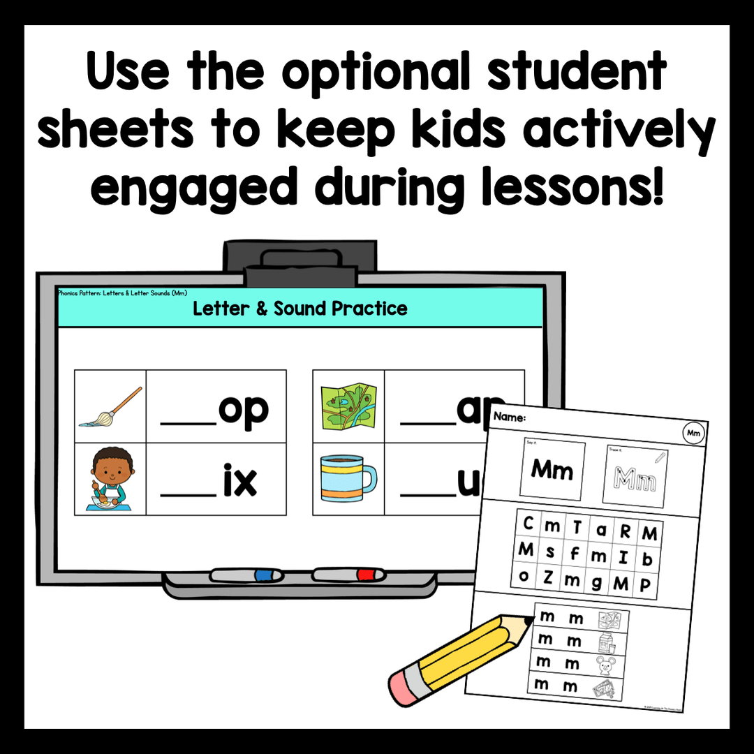 Alphabet Phonics Slides | Letter Names and Sounds | Google Slides Phon ...