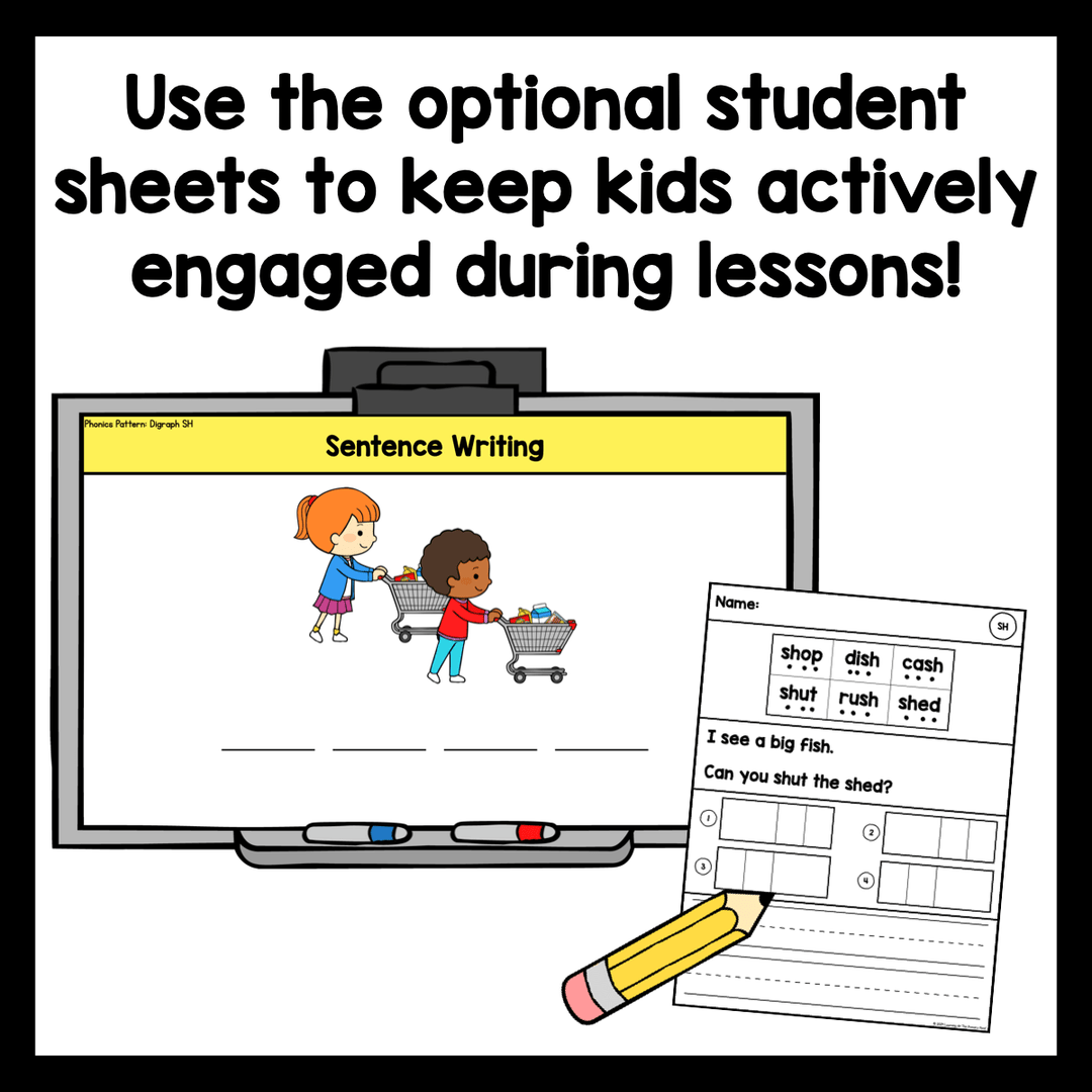 Consonant Digraphs Phonics Slides | Google Slides Phonics Digital Reso ...