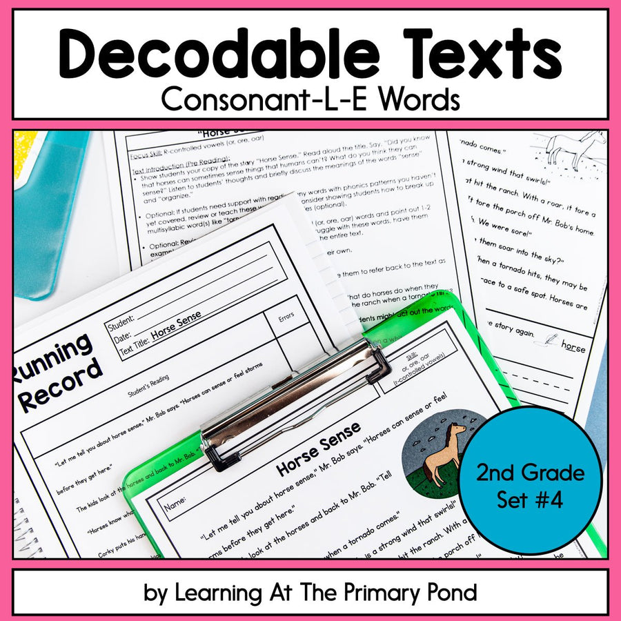 Decodable Readers | Consonant-L-E Words | Second Grade Set 4 | SOR ali ...