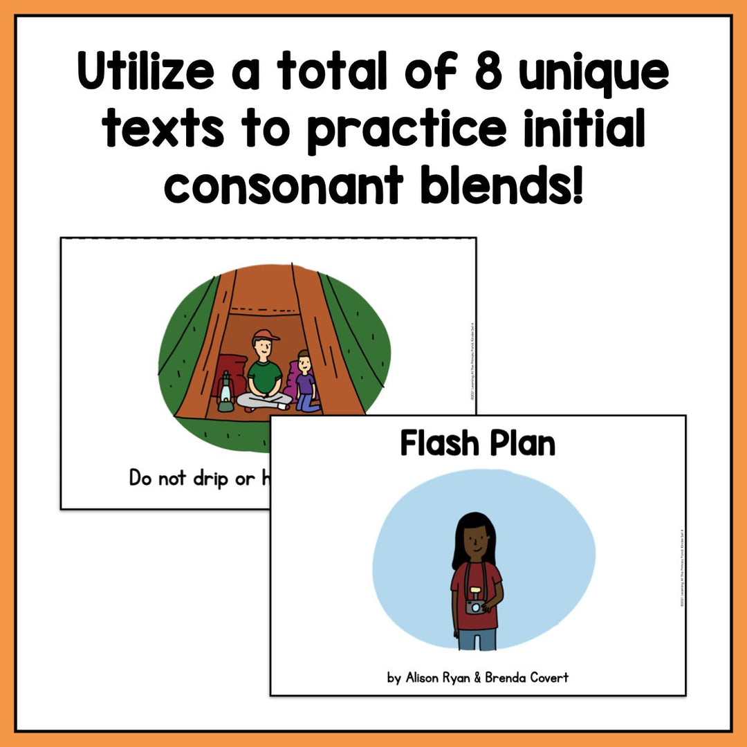 Decodable Readers | Initial Consonant Blends | Kindergarten Set 4 | SO ...