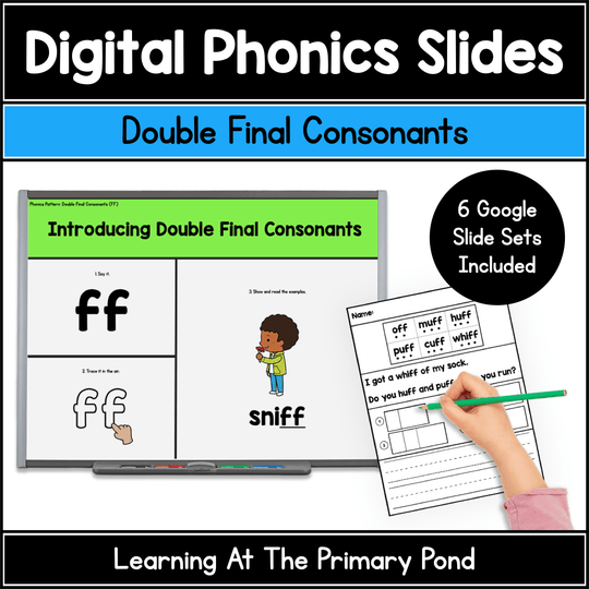 Double Final Consonants Phonics Slides | FLOSS Rule | Google Slides Ph ...
