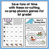 First Grade No-Prep Phonics Games Bundle – Learning at the Primary Pond