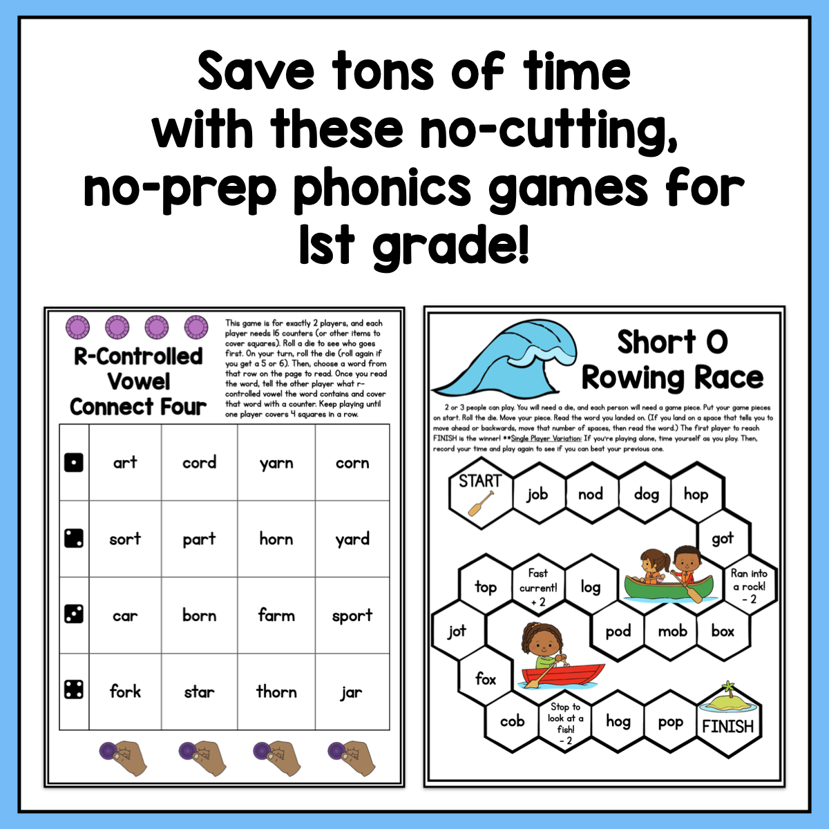 No-Prep Phonics Game Bundles – learning-at-the-primary-pond