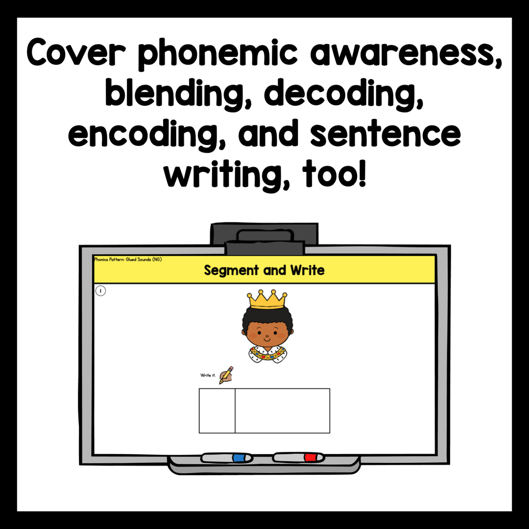Glued Sounds Phonics Slides | Welded Sounds -NG & -NK | Google Slides ...