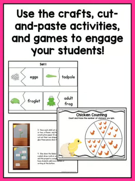 Plant and Animal Life Cycles | Activities & Lessons Bundle – learning ...