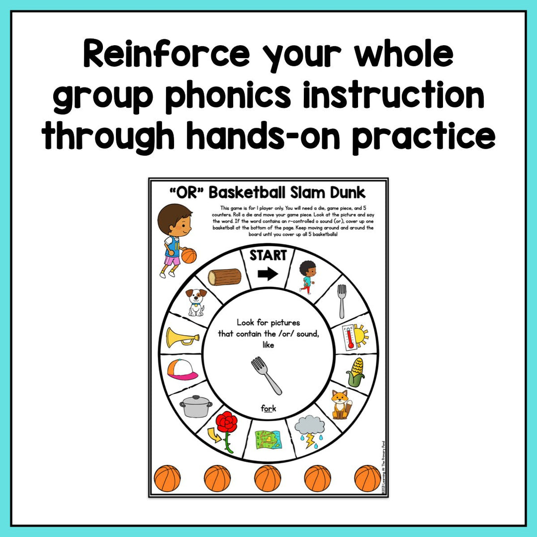 R-Controlled Vowels Games: First Grade No-Prep Phonics – Learning at ...