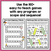 Second Grade No-Prep Phonics Games Bundle – Learning at the Primary Pond