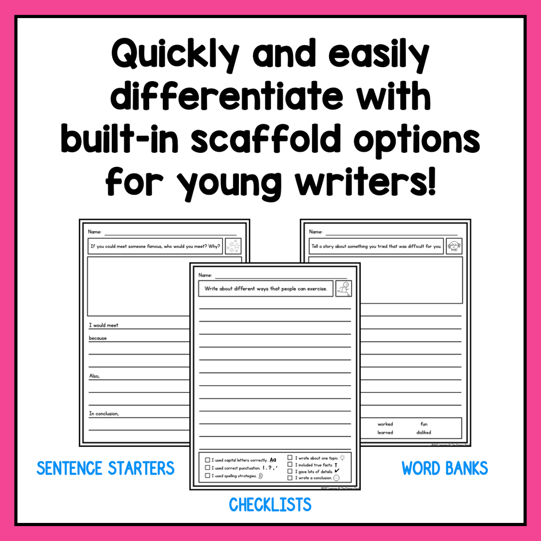 Second Grade Writing – learning-at-the-primary-pond