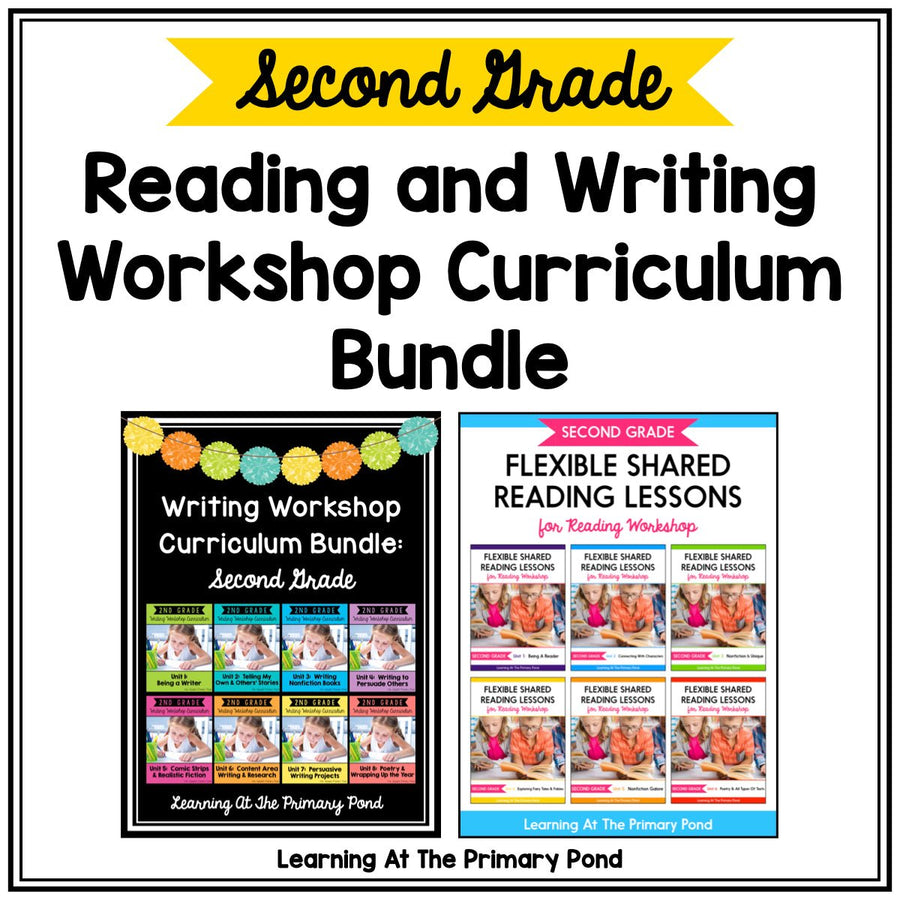 Second Grade Writing Workshop & Reading Workshop Mega Bundle – Learning ...