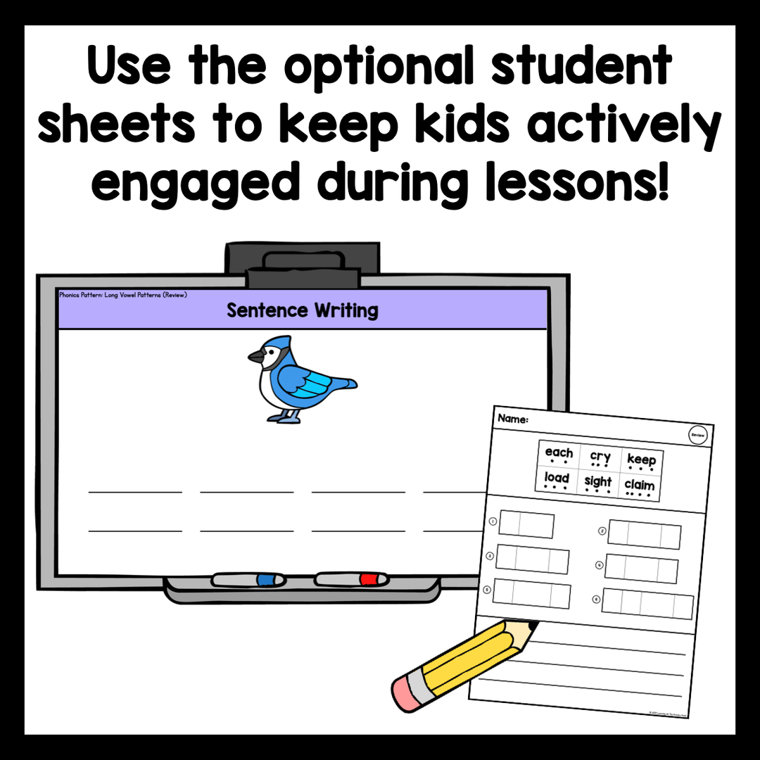 Vowel Teams Phonics Slides | Long Vowel Patterns | Google Slides Phoni ...