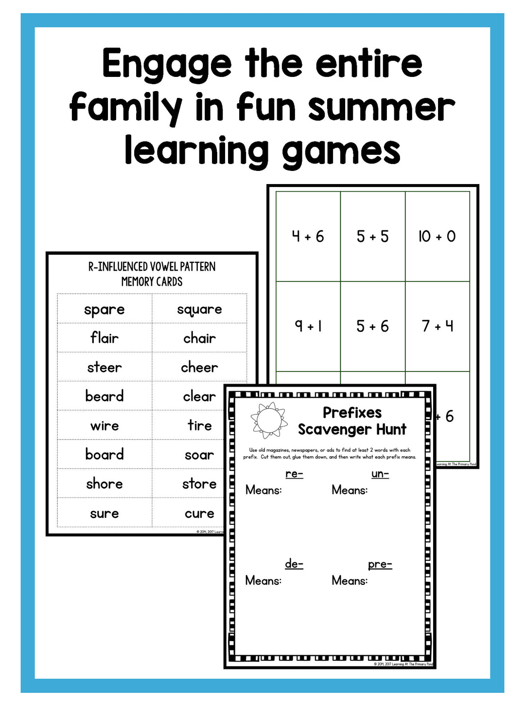 Summer Homework Packet for Rising Third Graders (who have completed se ...
