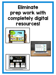 Digital Word Work Short Vowels Bundle: CVC + Blends & Digraphs | Boom ...