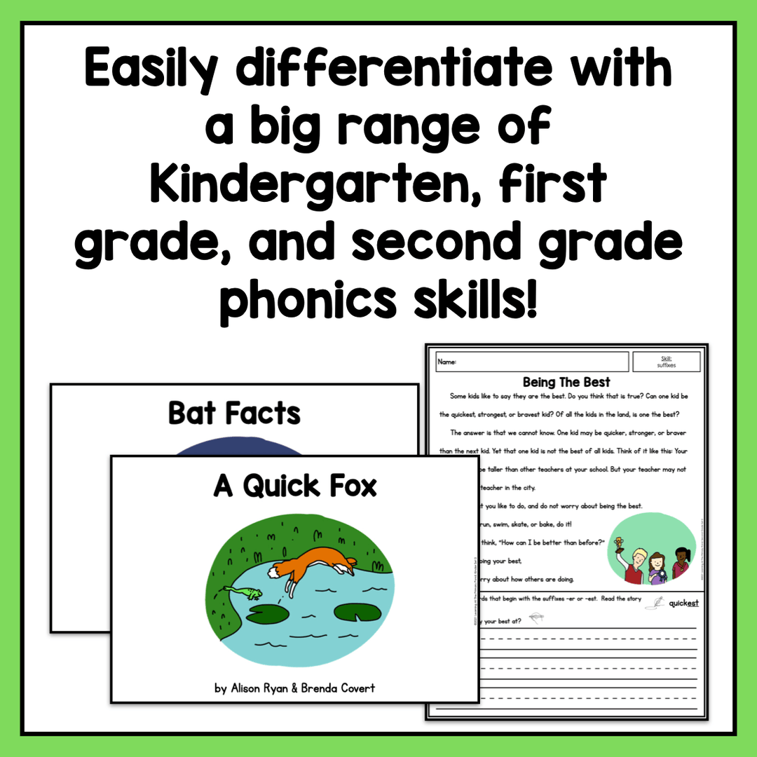 Decodable Readers / Texts: K-2 Mega Bundle – Learning at the Primary Pond