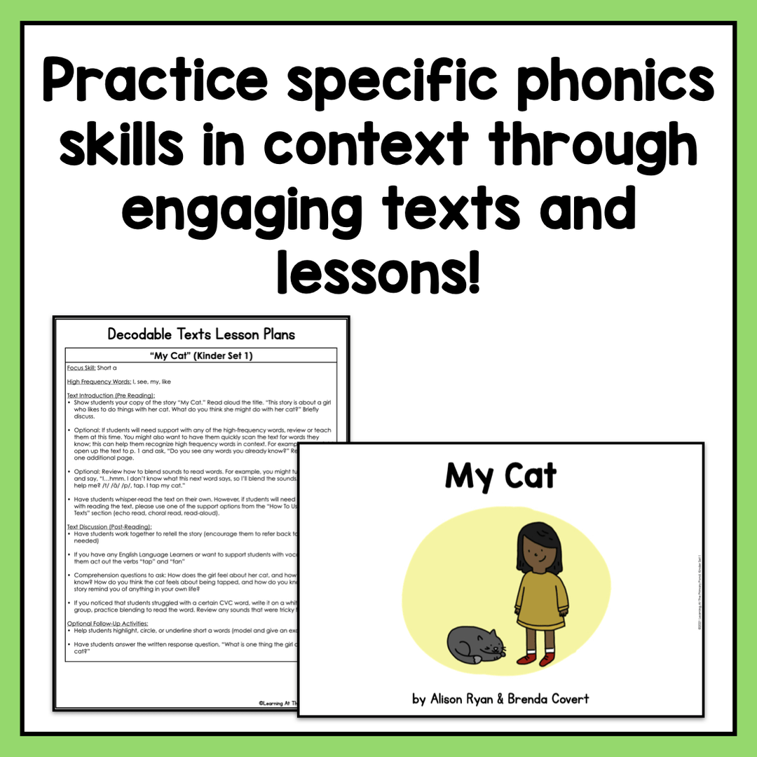 Decodable Readers / Texts: K-2 Mega Bundle – Learning at the Primary Pond