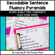 Decodable Sentence Fluency Pyramids | Blends-Double Final Consonant-Gl ...