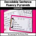 Decodable Sentence Fluency Pyramids | Digraphs Set – Learning at the ...