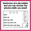 Decodable Sentence Fluency Pyramids | Digraphs Set – Learning at the ...