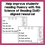 Decodable Sentence Fluency Pyramids | Digraphs Set – Learning at the ...