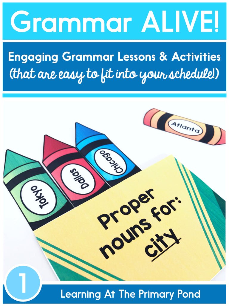 First Grade Grammar – learning-at-the-primary-pond