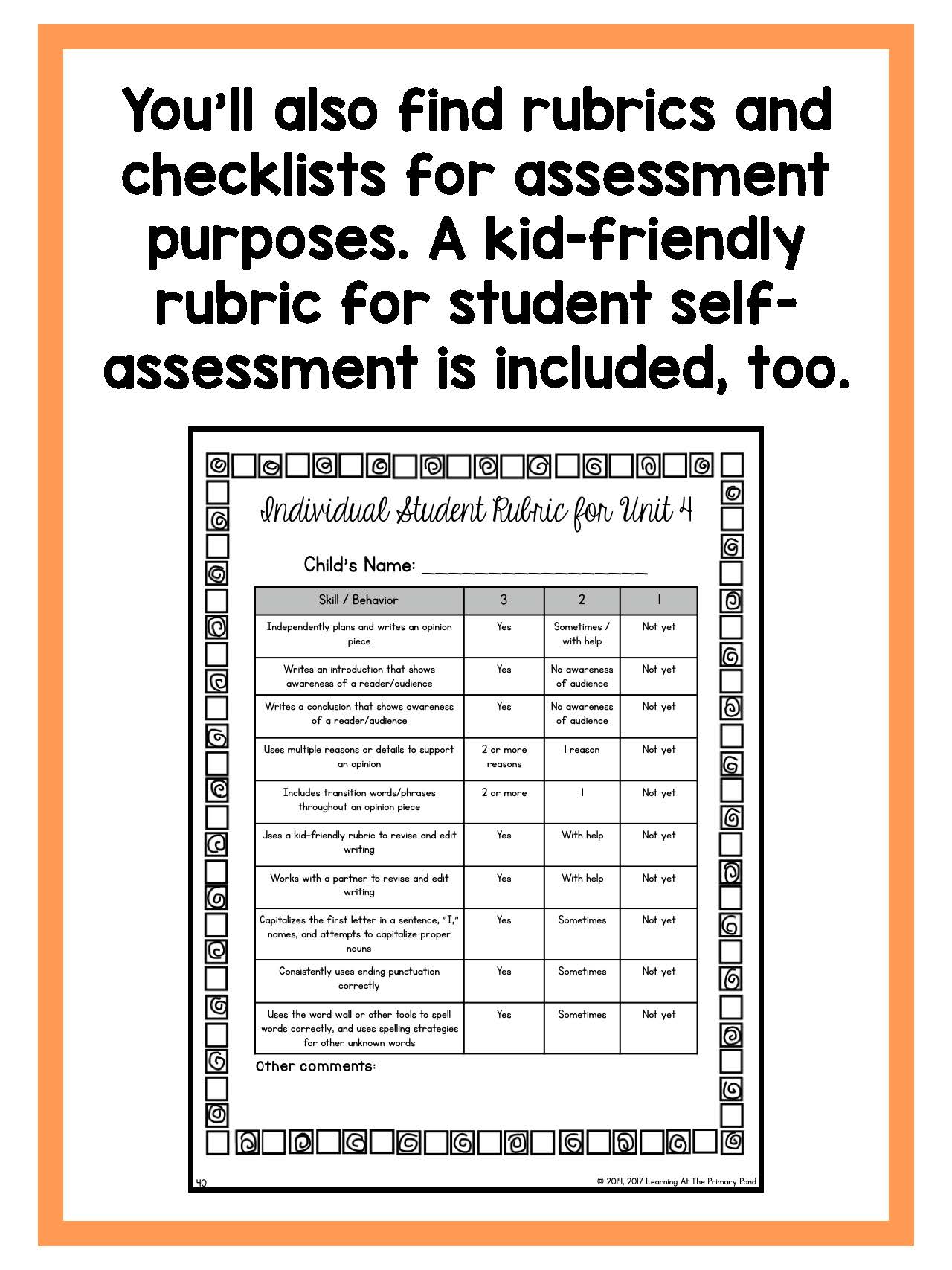 First Grade Opinion Writing Lessons {1st Grade Writing Workshop Unit 4 ...