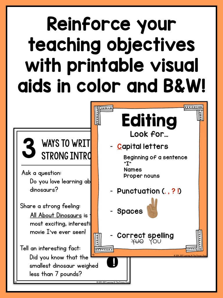 First Grade Opinion Writing Lessons {1st Grade Writing Workshop Unit 4 ...