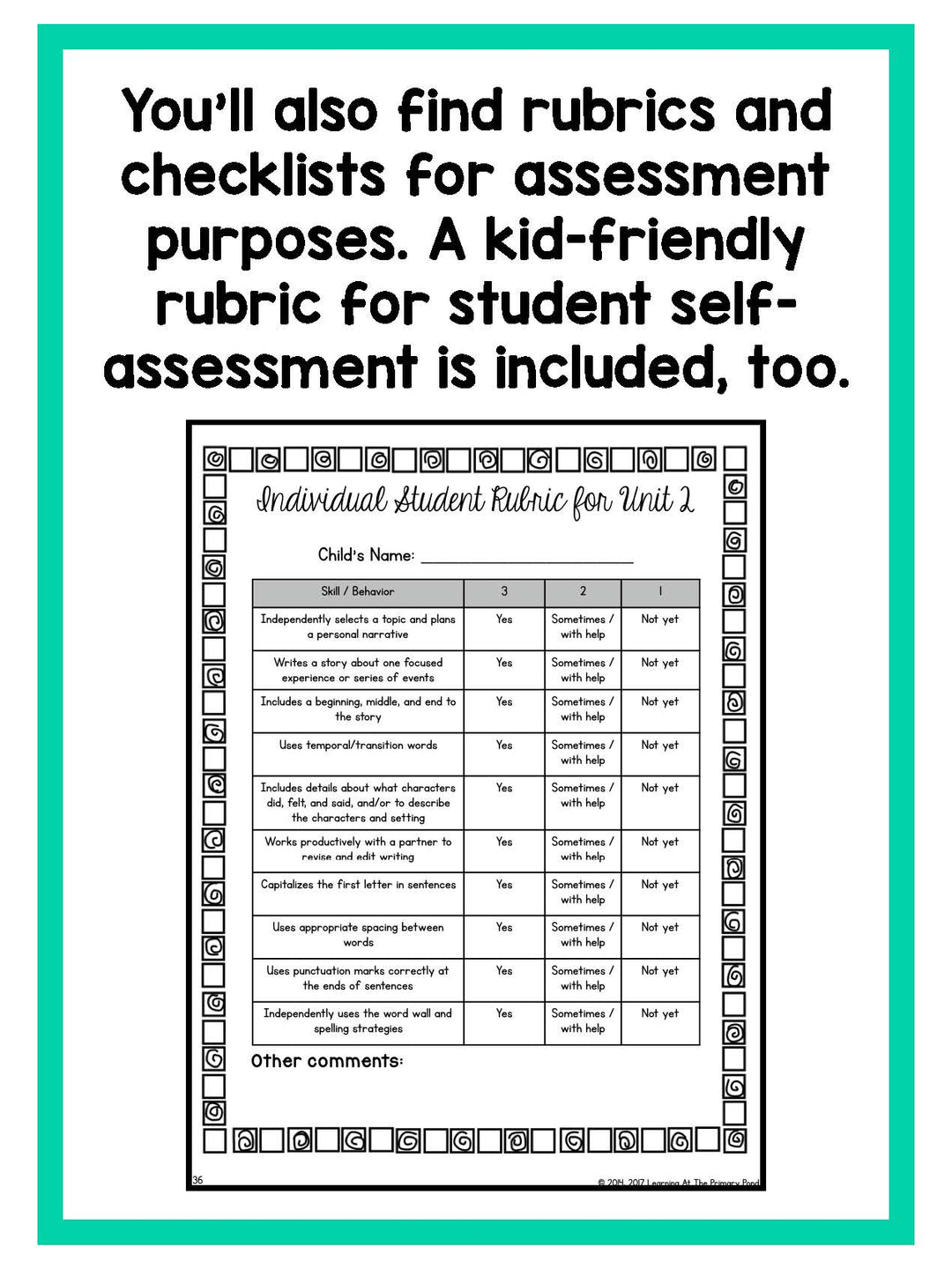 First Grade Personal Narrative Writing Lessons {1st Grade Writing Work ...