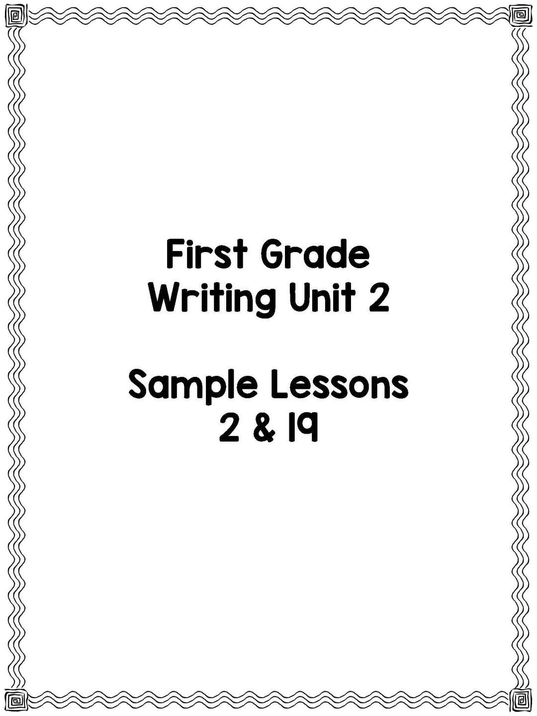 First Grade Personal Narrative Writing Lessons {1st Grade Writing Work ...