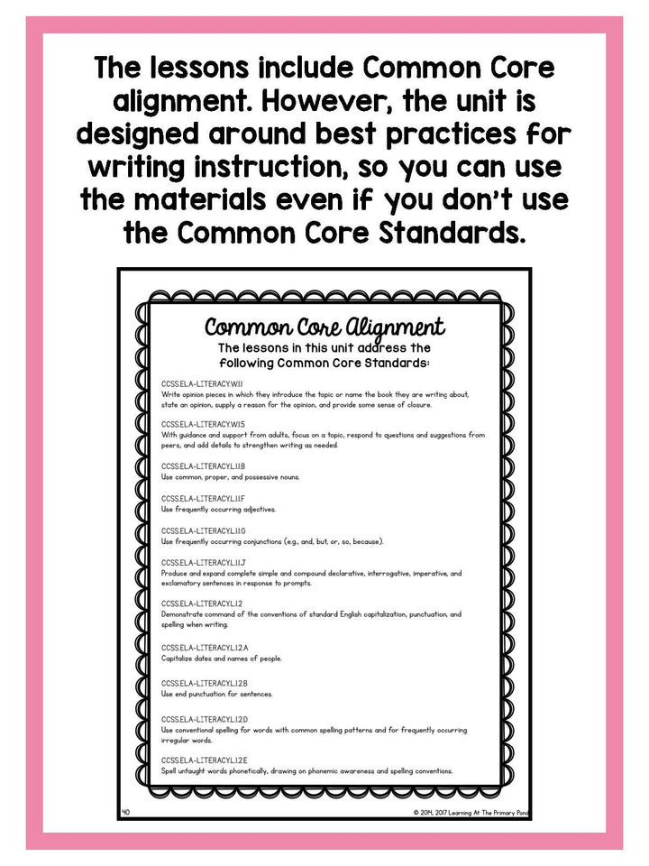 First Grade Persuasive Letter Writing Lessons {1st Grade Writing Works ...