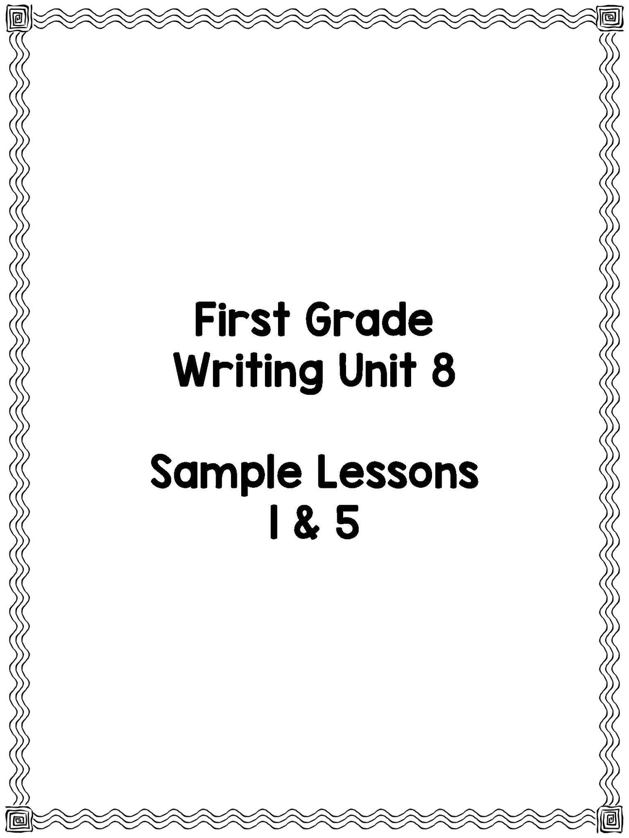 First Grade Poetry Writing Lessons {1st Grade Writing Workshop Unit 8 ...