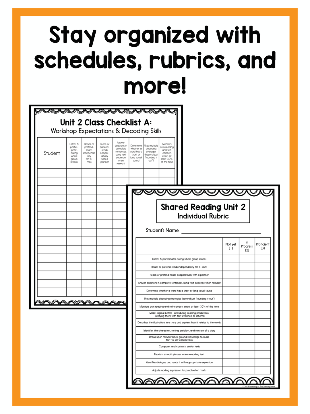 First Grade Reading Workshop BUNDLE of Shared Reading Lessons ...