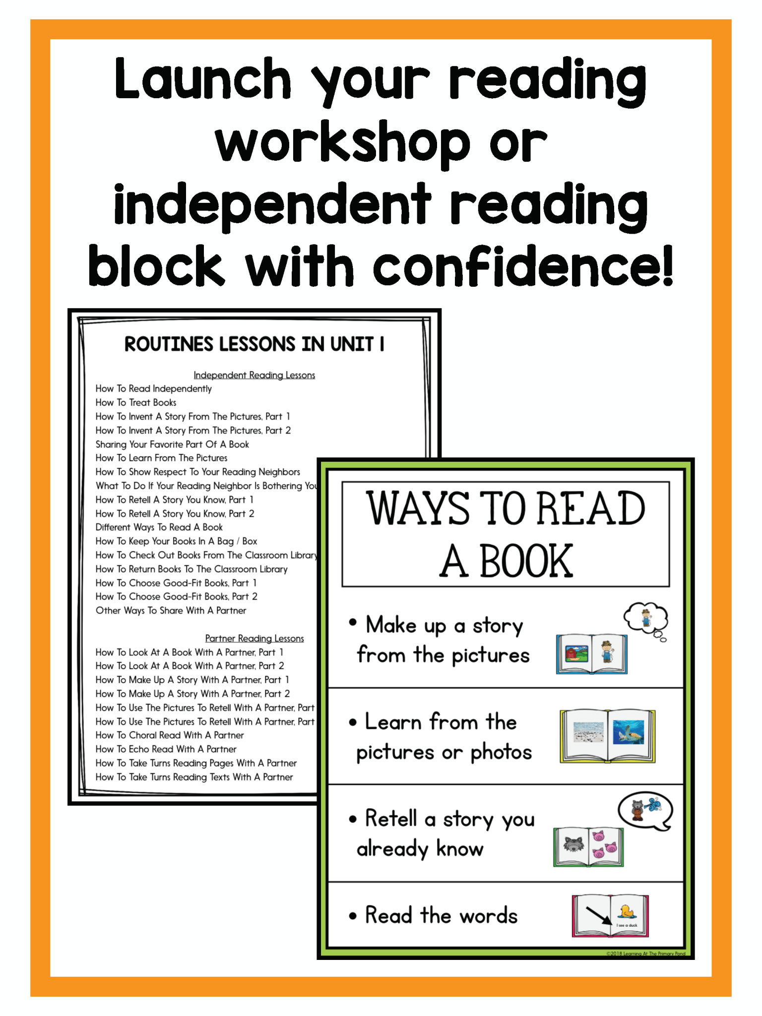 First Grade Reading – Learning at the Primary Pond