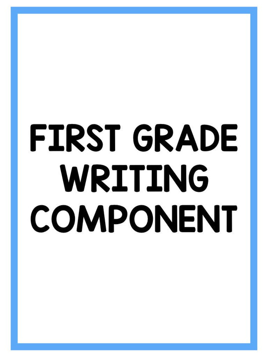 First Grade Writing Workshop & Reading Workshop Mega Bundle – Learning ...