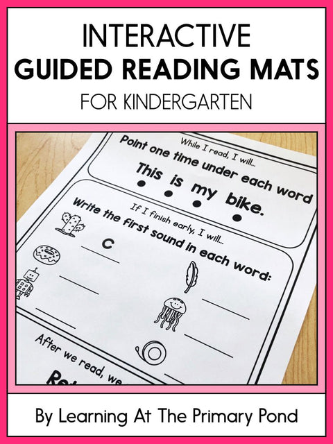 Kindergarten Reading – Learning at the Primary Pond