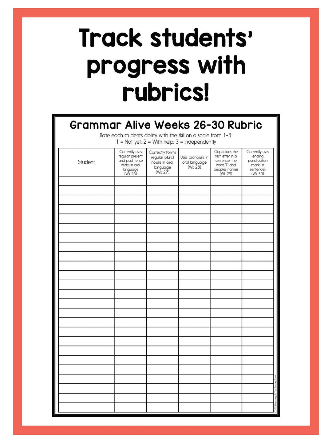 Kindergarten Grammar Alive – learning-at-the-primary-pond