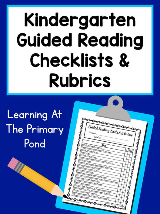 Kindergarten Reading – Learning at the Primary Pond