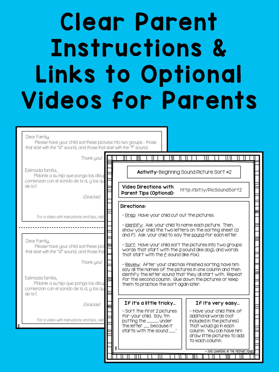 Kindergarten Homework - Reading BUNDLE {for Guided Reading levels A-C ...