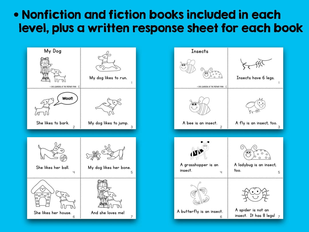 Kindergarten Homework - Reading BUNDLE {for Guided Reading levels A-C ...
